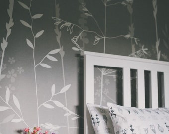 Dark Red Toile Wallpaper - Etsy