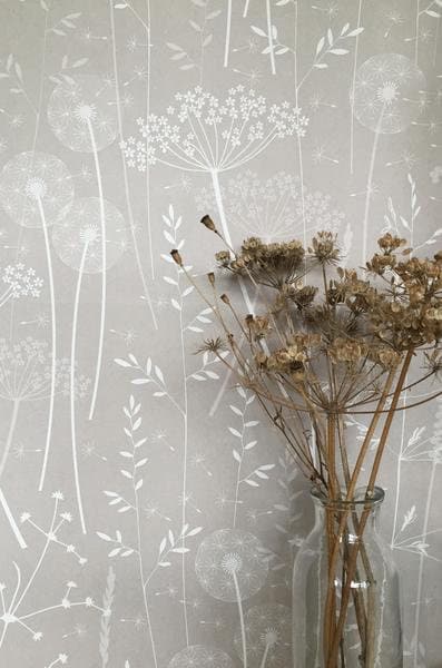 SAMPLE Paper Meadow Wallpaper in 'mallow' by Hannah - Etsy