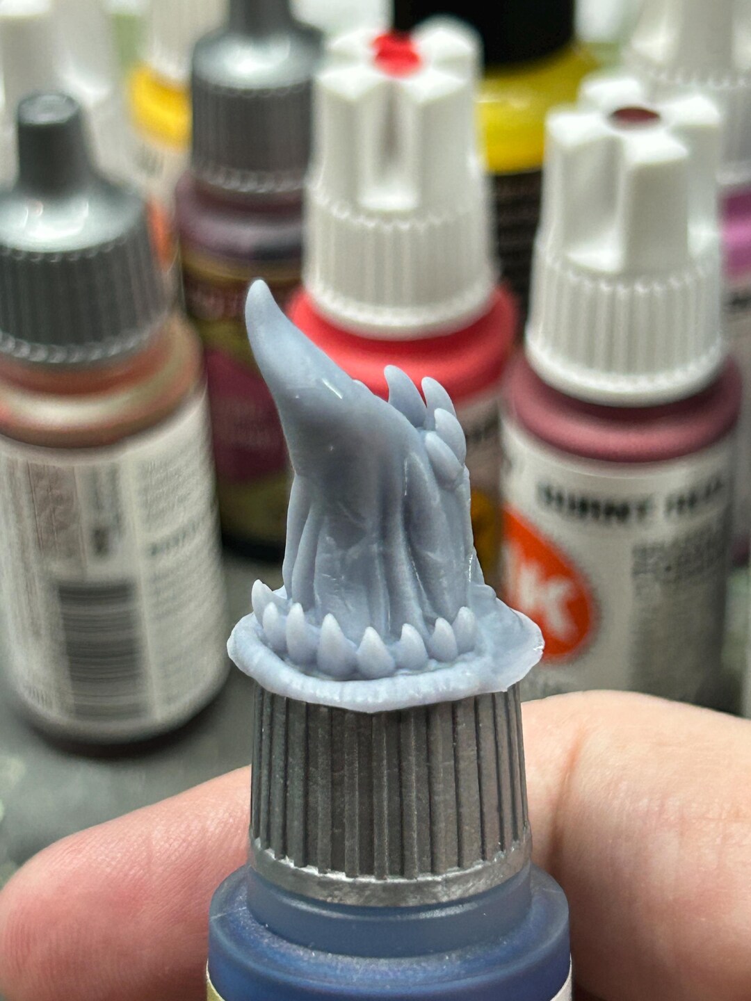 Mimic Paint Cap Topper Color Swatch for Dropper Bottles Contrast ...
