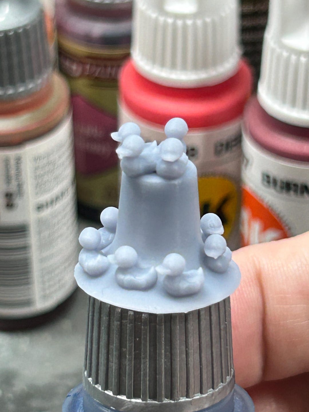 Mimic Paint Cap Topper Color Swatch für Tropfflaschen Contrast ...
