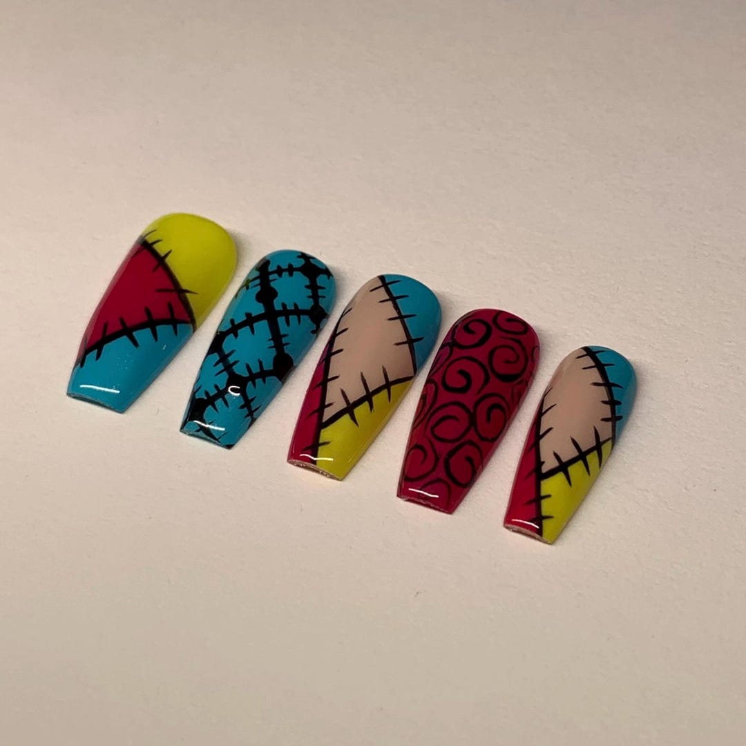 Sally Halloween Press-on Nails Tnbc Press-on Nails Halloween Press-on ...