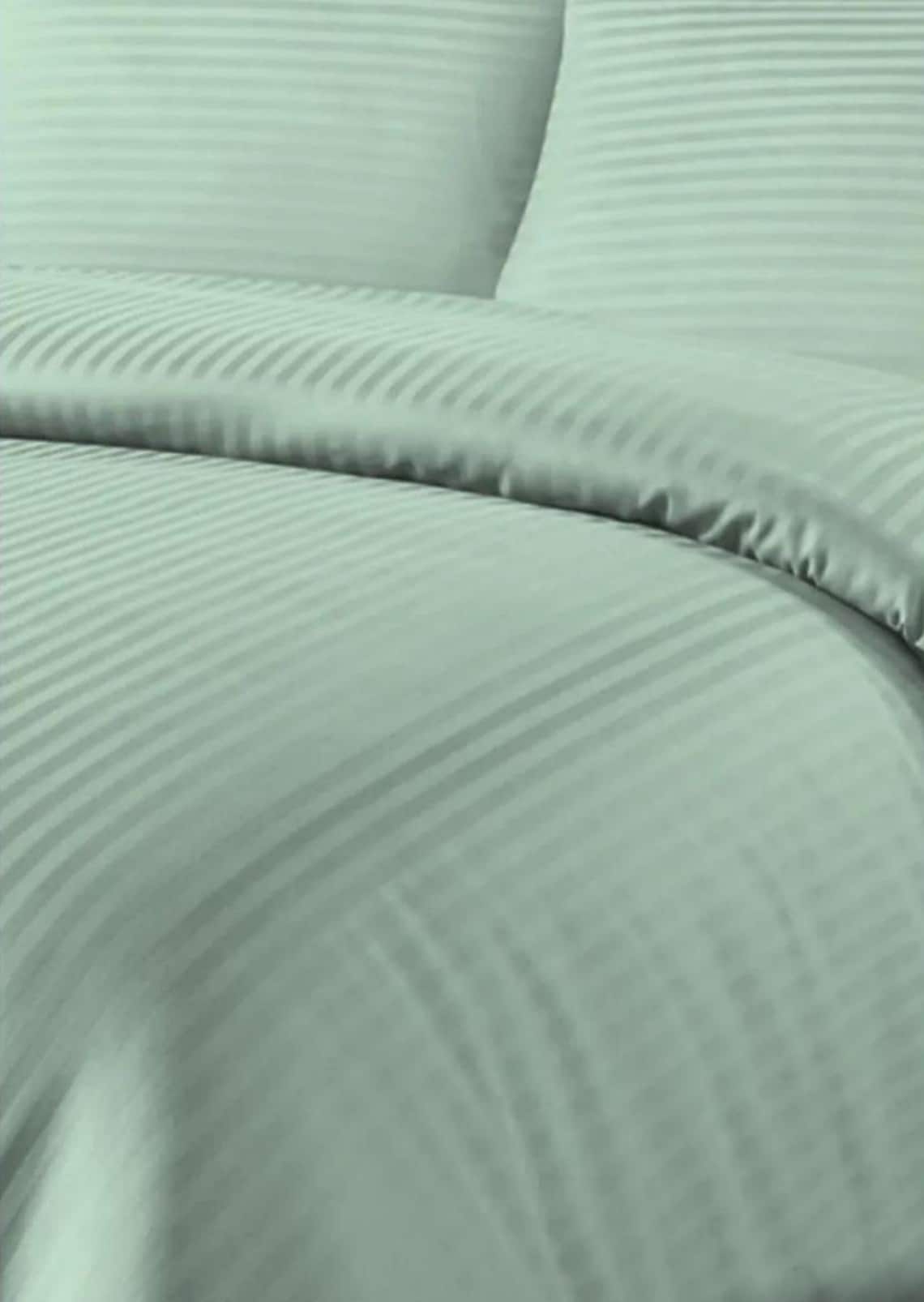 Luxury 100% Cotton Satin Bedding Set, Hypoallergenic, Made in Turkey ...