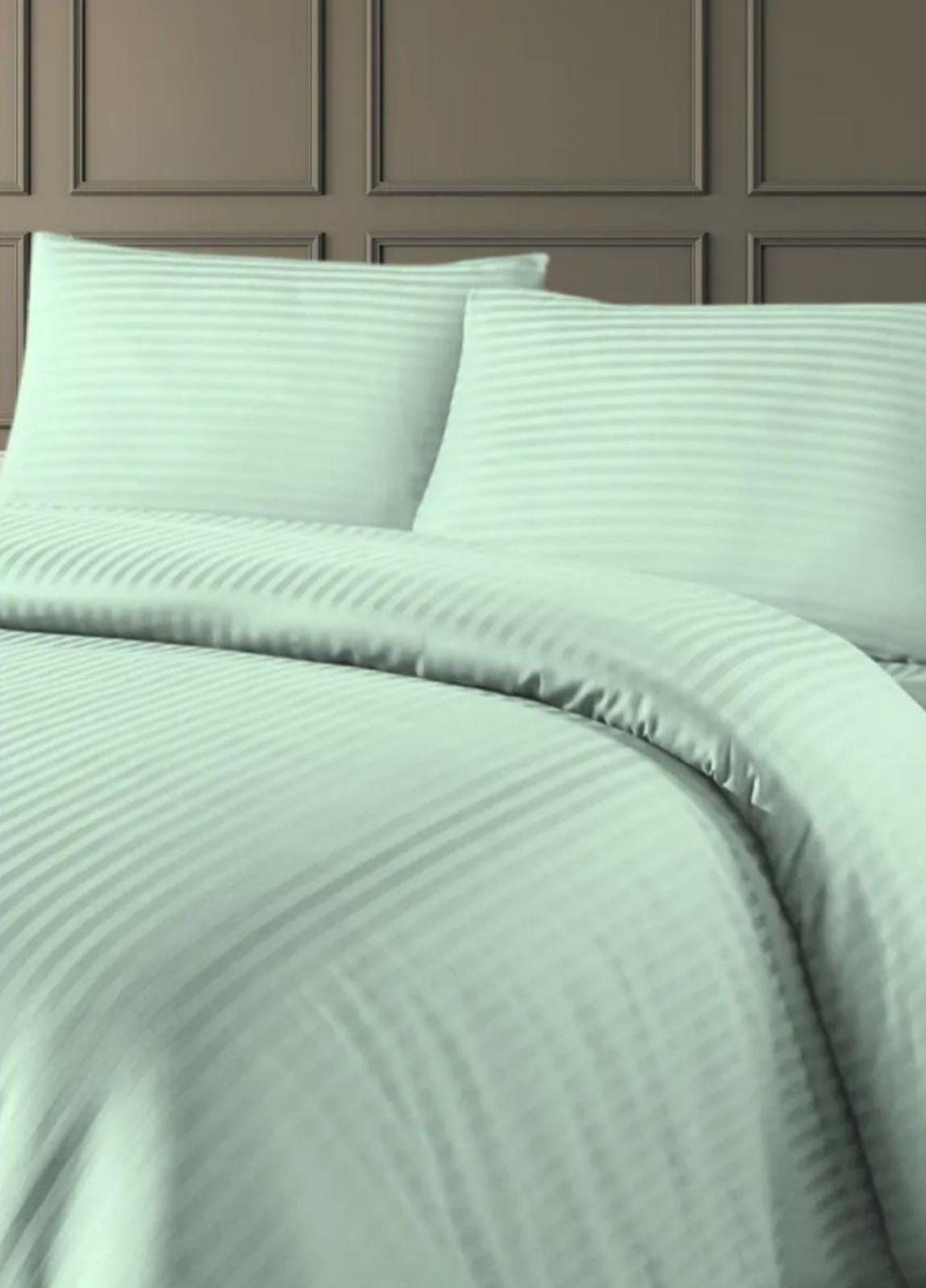 Luxury 100% Cotton Satin Bedding Set, Hypoallergenic, Made in Turkey ...