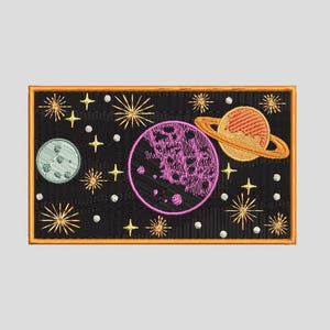 Planets Solar System Machine Embroidery File, Digital Download Planets ...