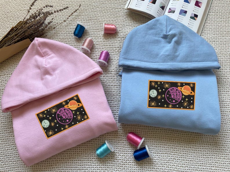 Planets Solar System Machine Embroidery File, Digital Download Planets ...