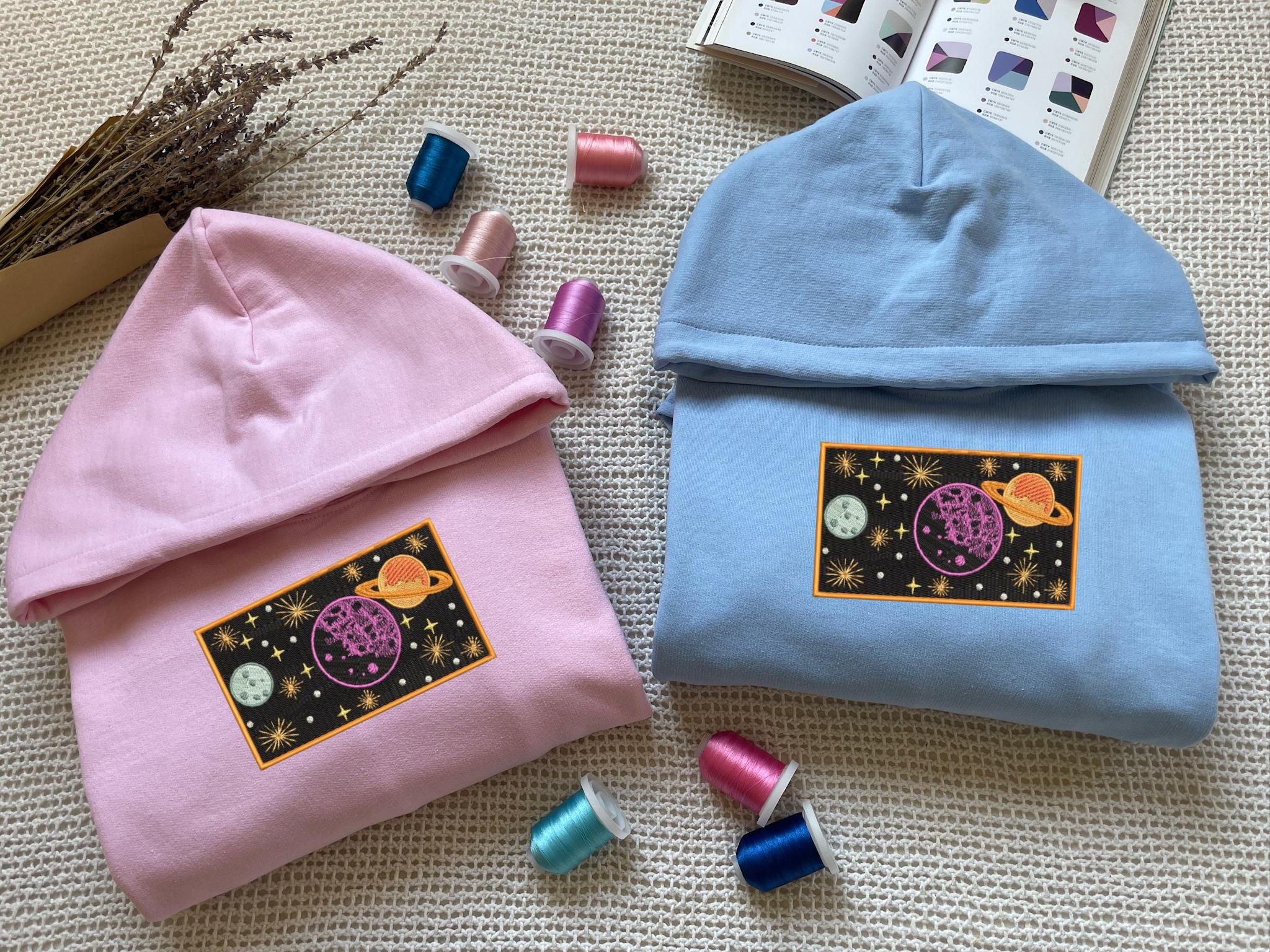 Planets Solar System Machine Embroidery File, Digital Download Planets ...