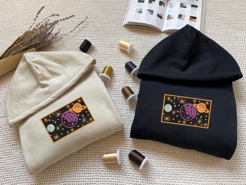 Planets Solar System Machine Embroidery File, Digital Download Planets ...