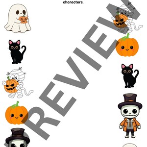 Pre-k Halloween Activity Printout Sheets - Etsy