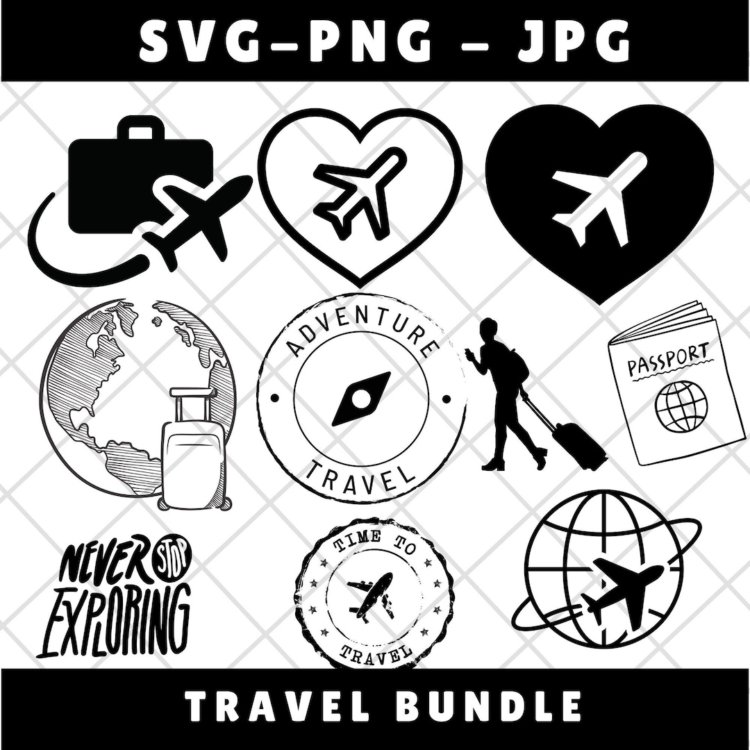 Travelling SVG Mega Bundle/travel Svg Bundle/vacation Svg/vacation Svg ...