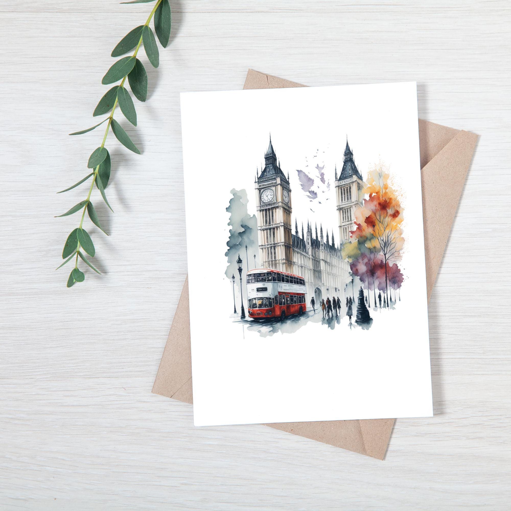London Clipart, London Illustration, London PNG Files, London Bridge ...