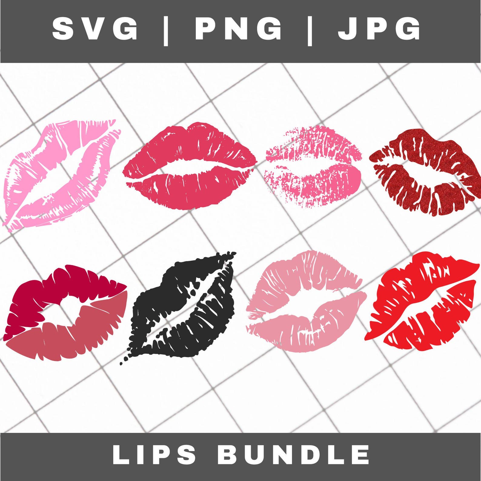 Lips SVG, Lipstick Svg, Kiss Svg, Lips,valentines Day SVG, Kissy Lips ...