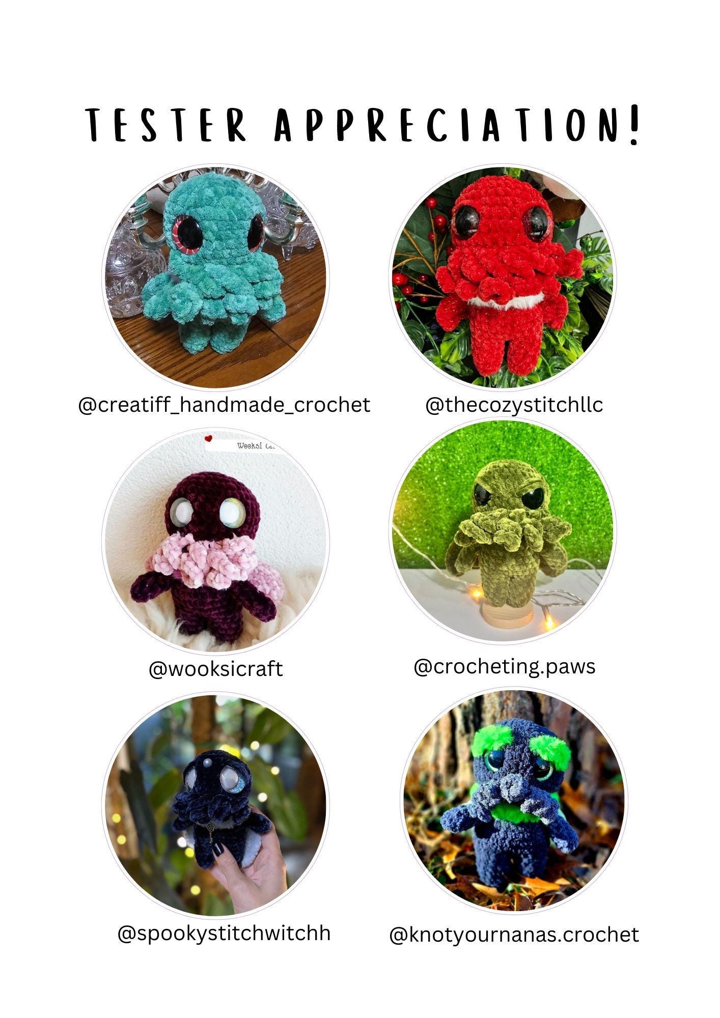 Cute-thulhu Cthulhu Crochet Pattern! *pattern Only!!* - Etsy