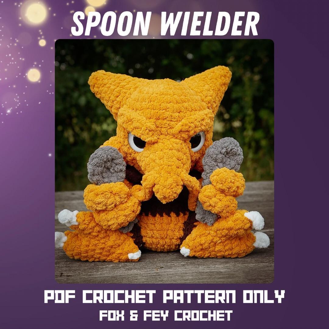 Psychic Spoon Wielder *crochet Pattern ONLY* - Etsy