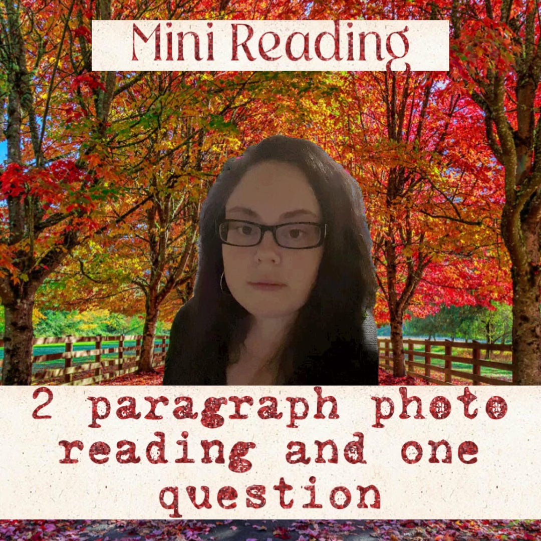 Mini Intuitive Energy Reading| Focused One Question Two Paragraph Photo ...