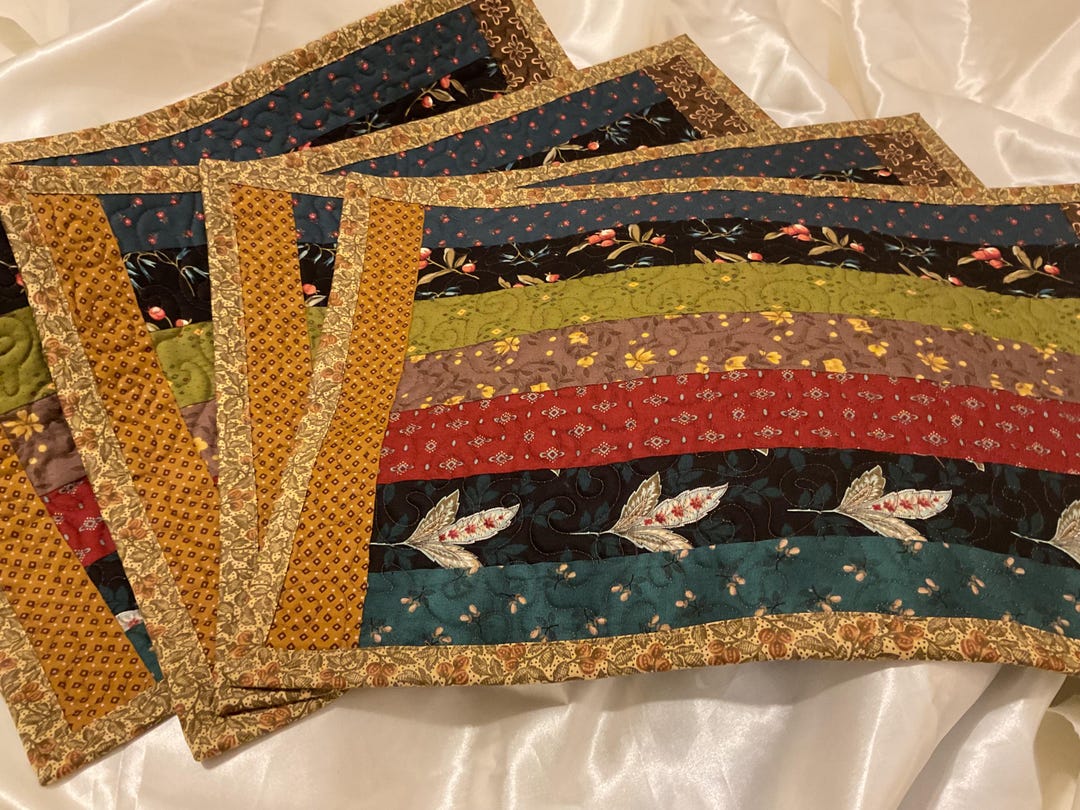 4 Country Fabrics Placemats - Etsy