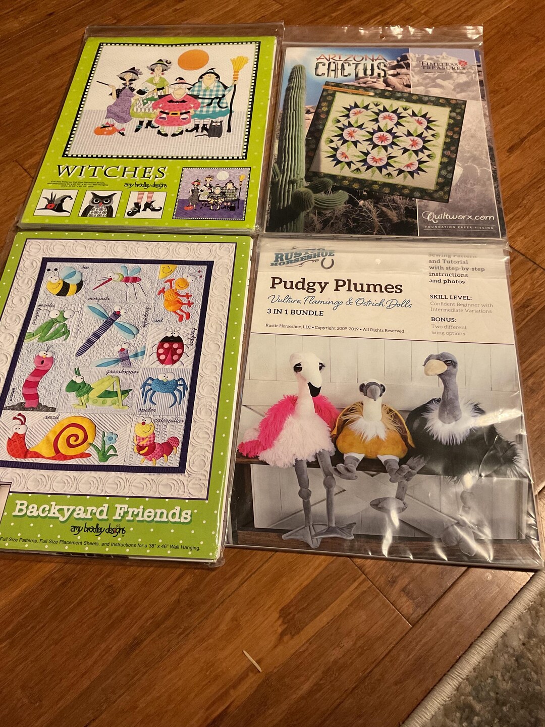 Set of 6 Deluxe Quilt, Craft Patterns - Etsy