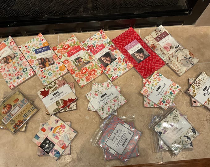 16 Charm Packs & 6 Jolly Bars in One Bundle - Etsy
