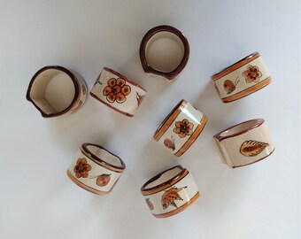 Pottery Napkin Rings - Etsy