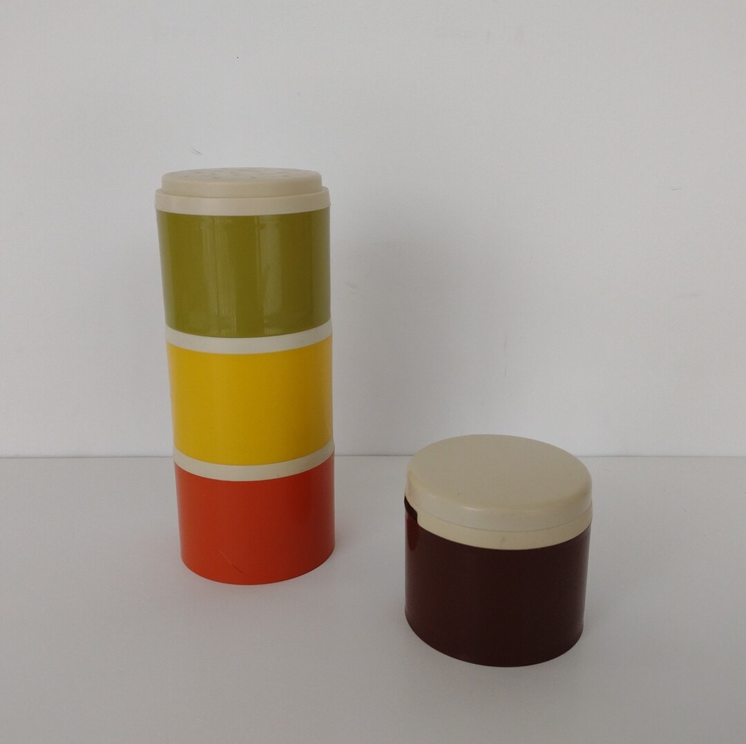 Stackable Tupperware Spice Containers Shakers - Etsy