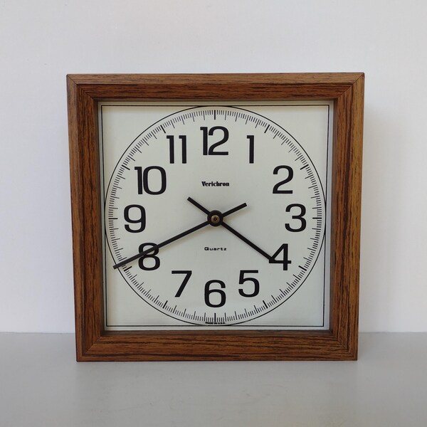 Square Wall Clock - Etsy