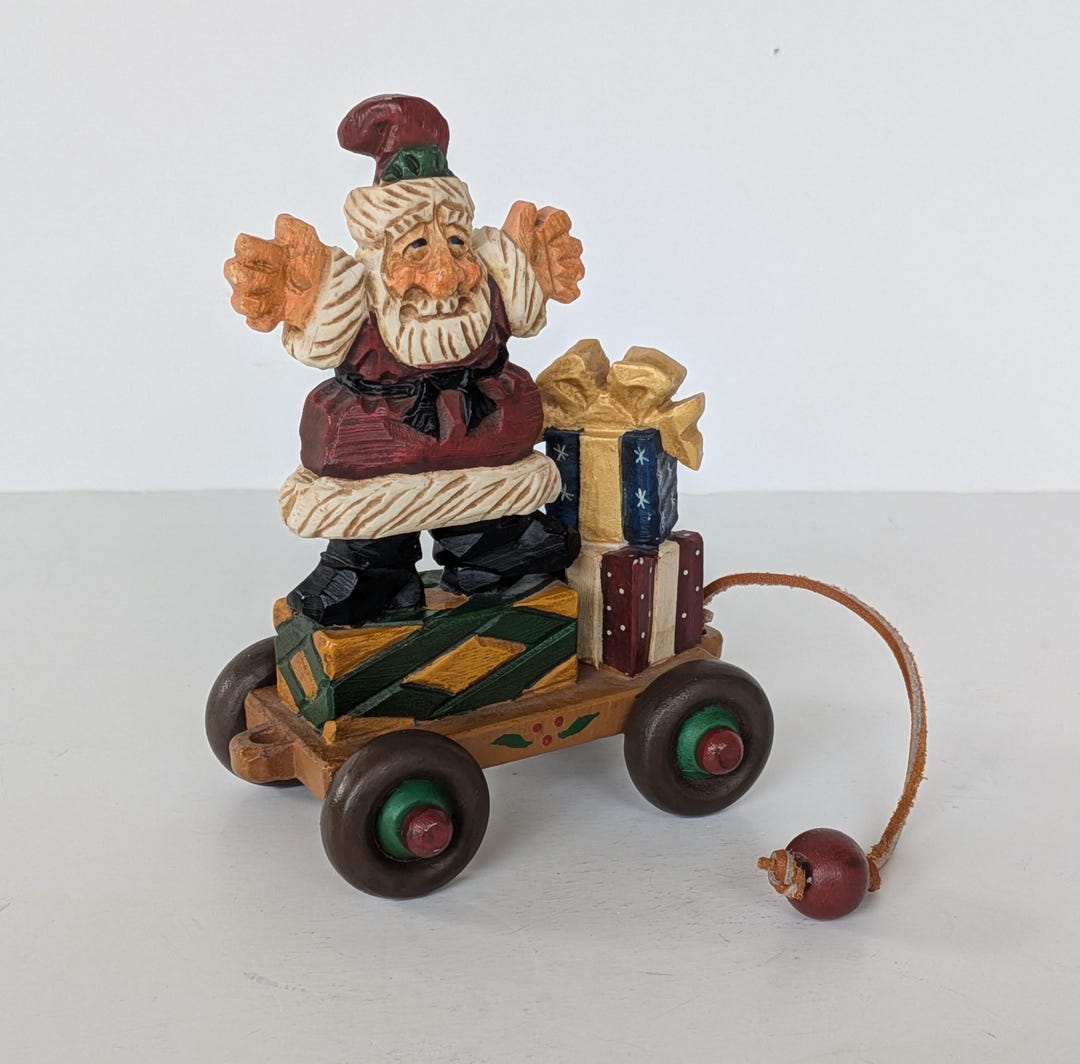 Happy Santa Claus Figurine by David Frykman - Christmas Decoration - Etsy