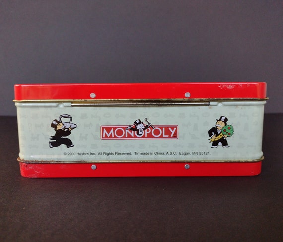 Classic Monopoly Game Metal Lunch Box - Gem