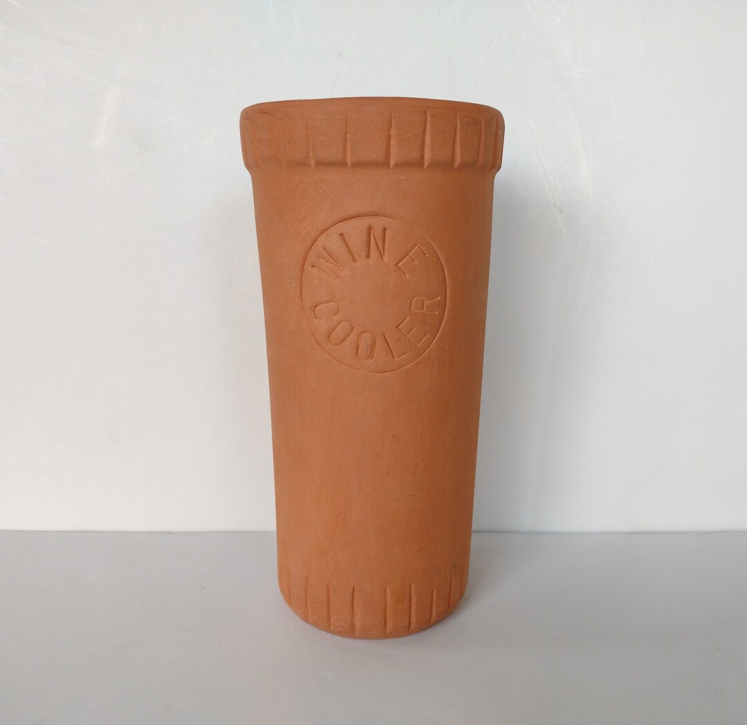 Terra Cotta Wine Crock Cooler Chiller - Etsy
