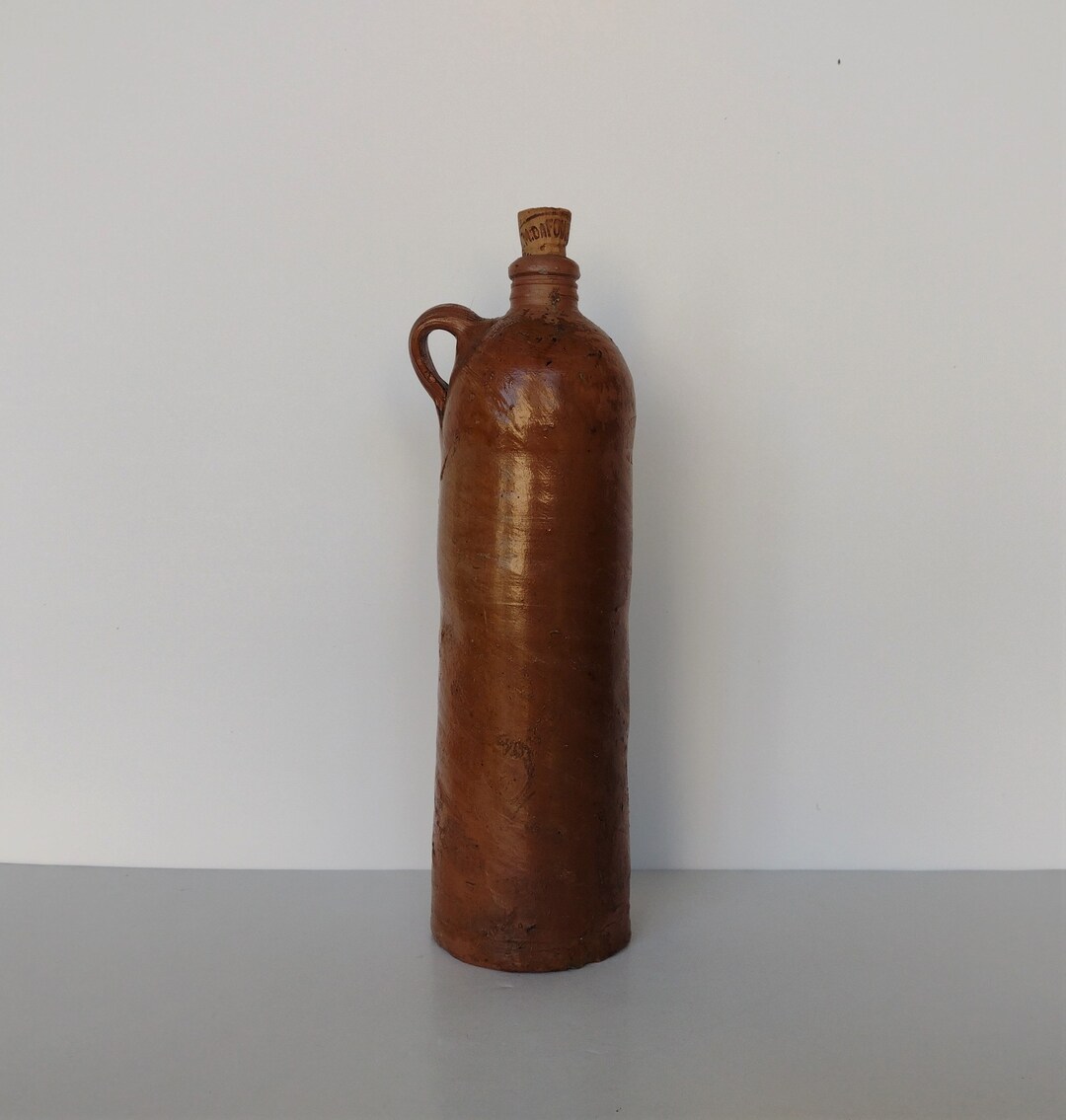 Old Birresborn German Pottery Mineral Fountain Water Jug Bottle - Etsy