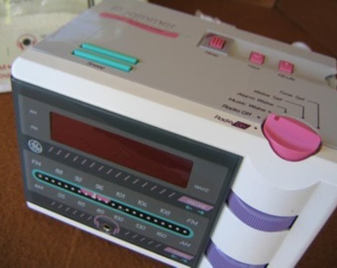80s Radio Alarm Clock - Etsy