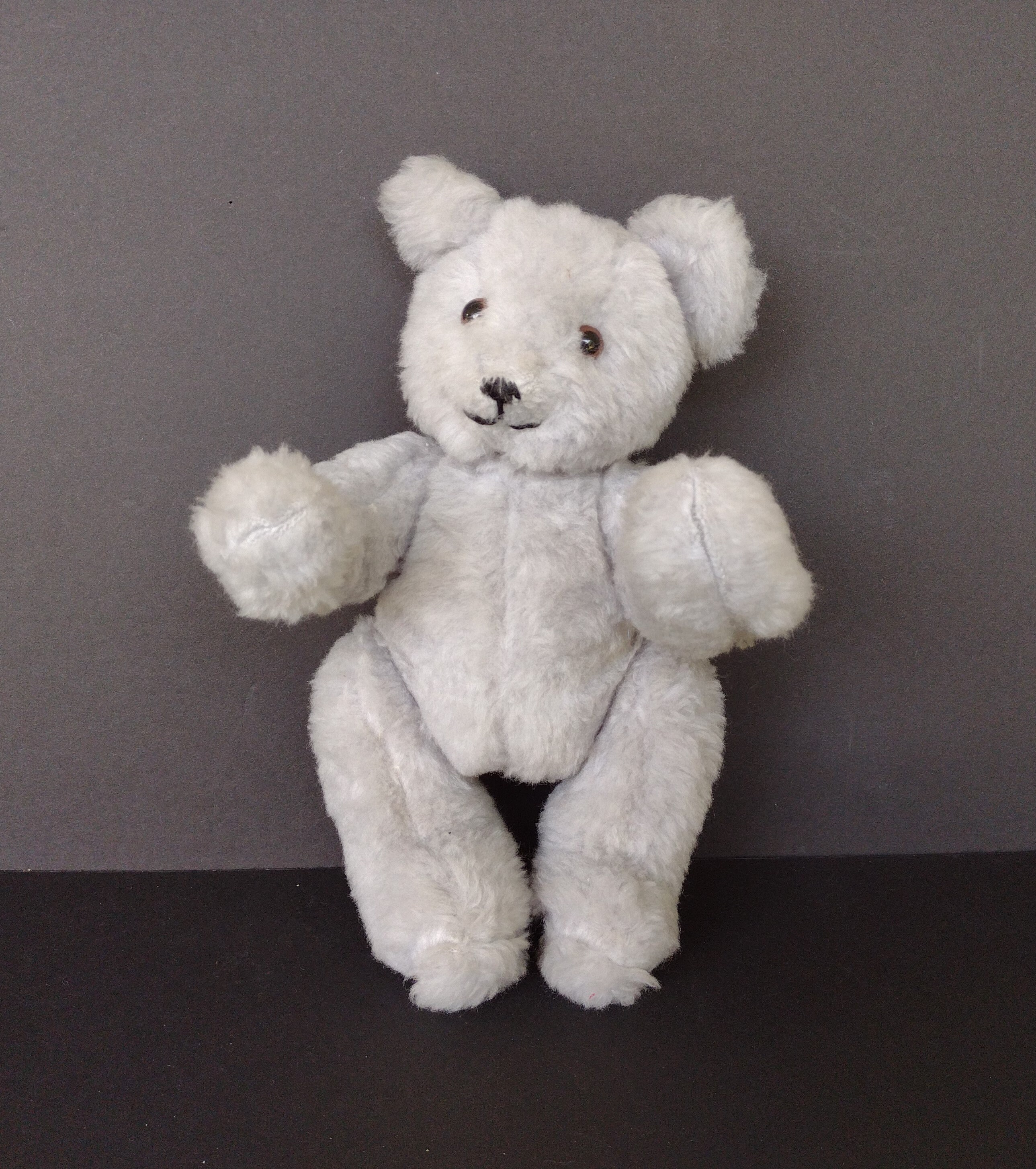 Adorable Jointed Gray Teddy Bear - Plush Stuffed Animal - Etsy