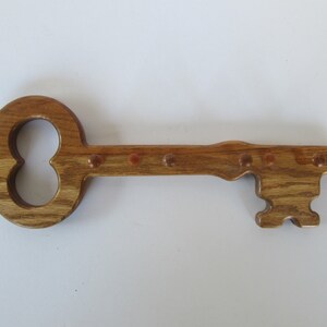 Wood Wall Key Peg Rack - Etsy