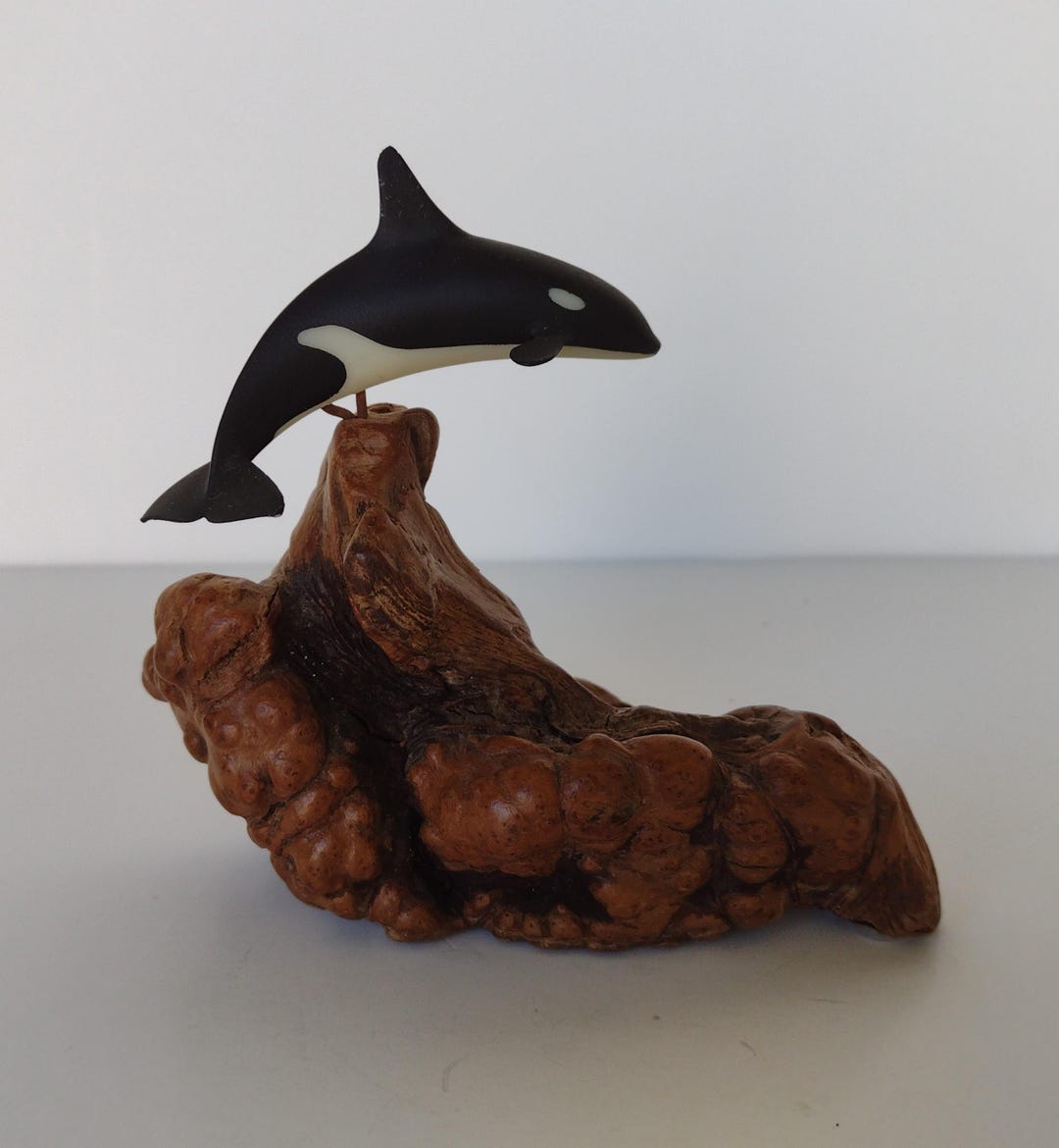 John Perry Orca Whale Burlwood Sculpture - Etsy