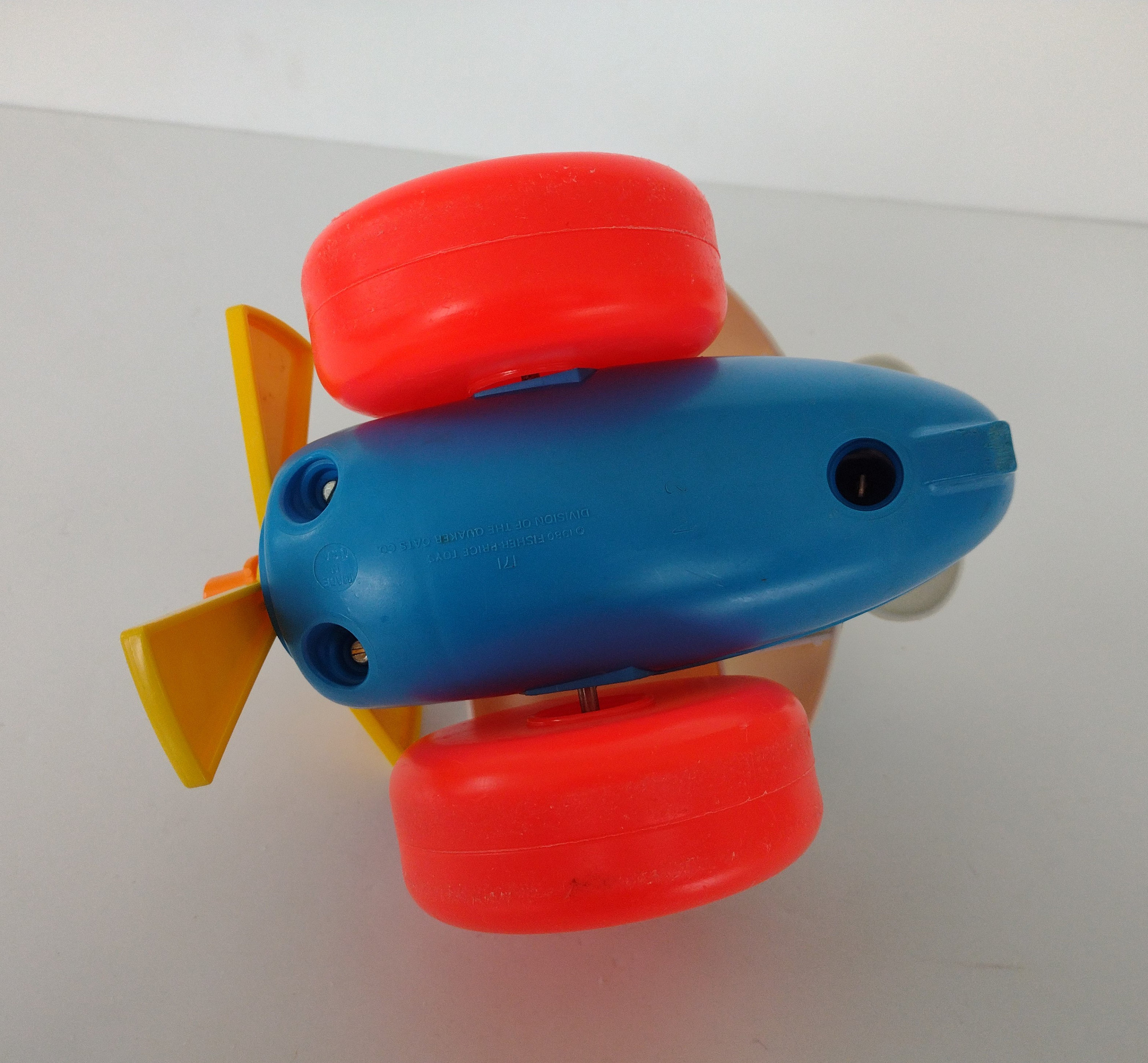 Cute 1980 Fisher Price Airplane & Pilot - Toddler Pull Toy - Etsy