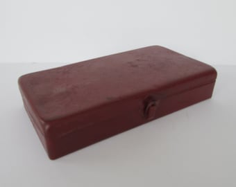 Vintage Metal Utility Box Green Rusty Nuts and Bolts Craft Storage - Etsy