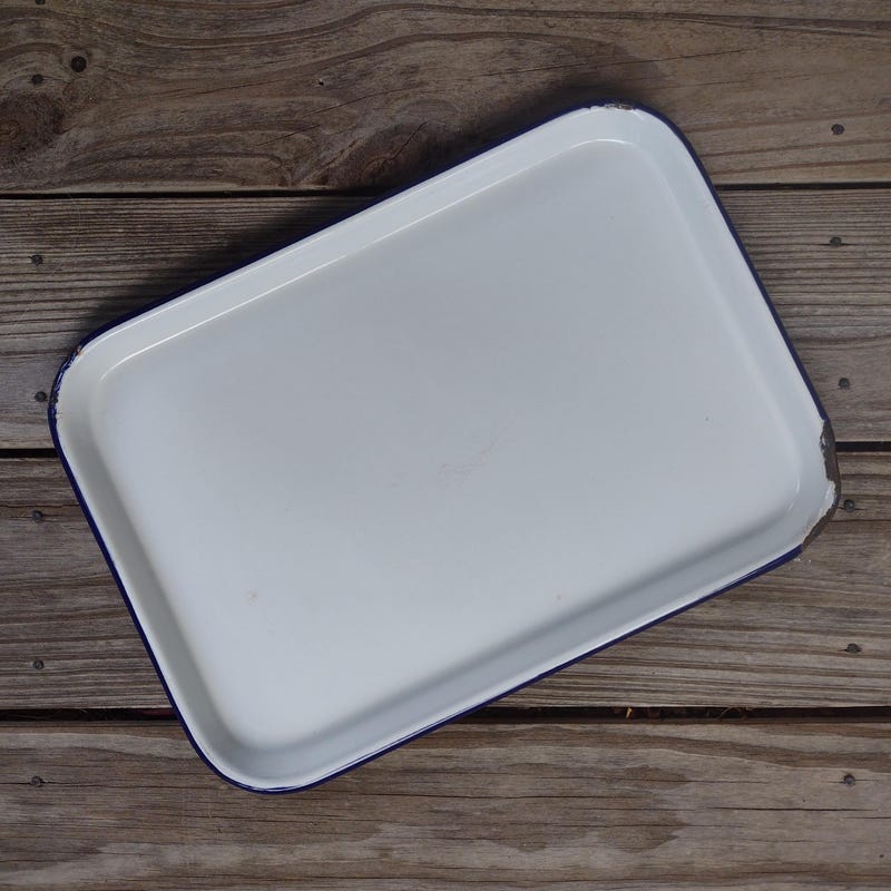 Enamel tray - Etsy