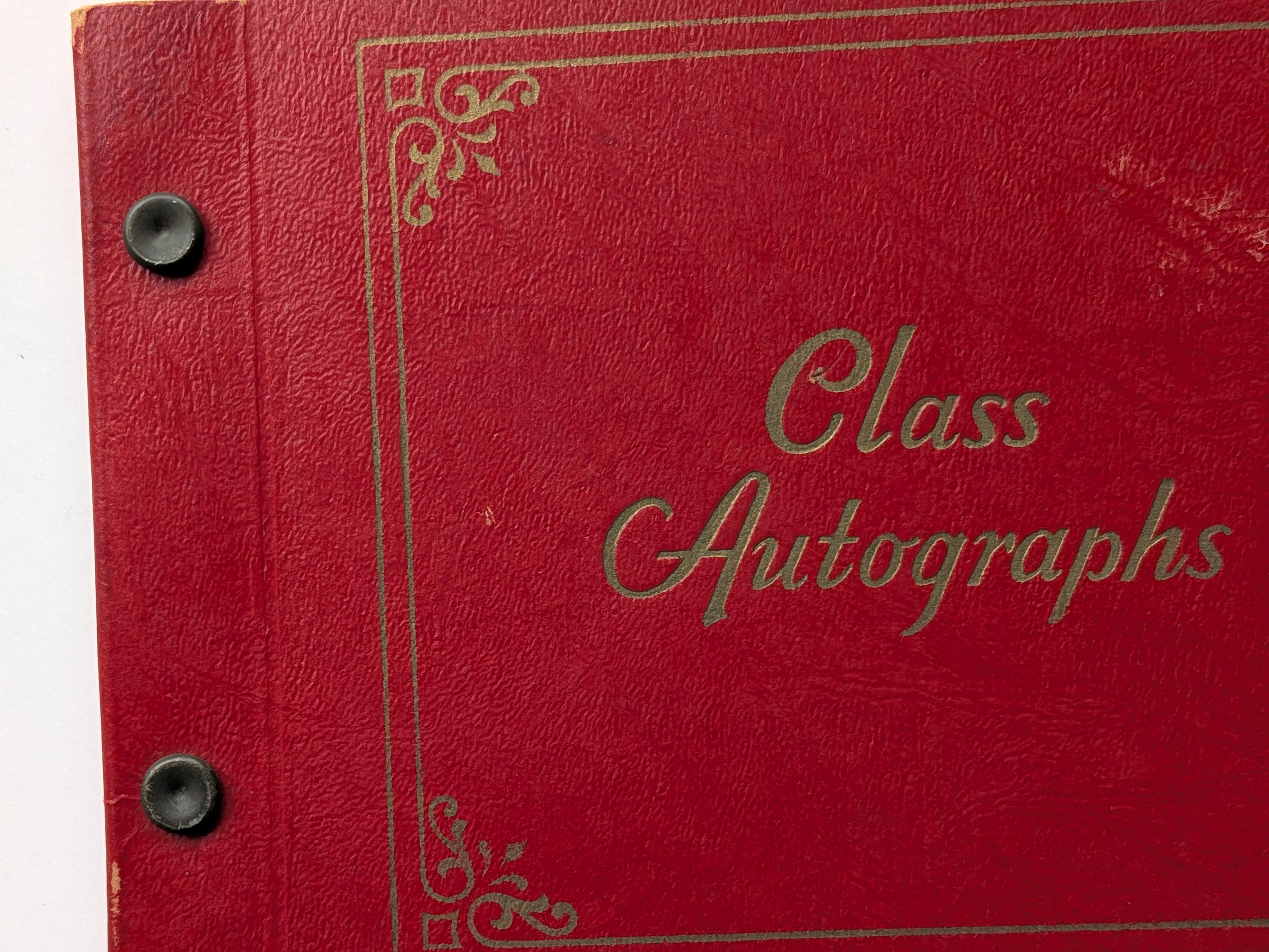 Vintage 1940's High School Class Autograph Book - Unused! - Etsy