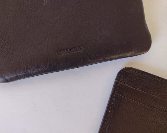 Little Black Leather Zippered Change Purse with Key R… - Gem