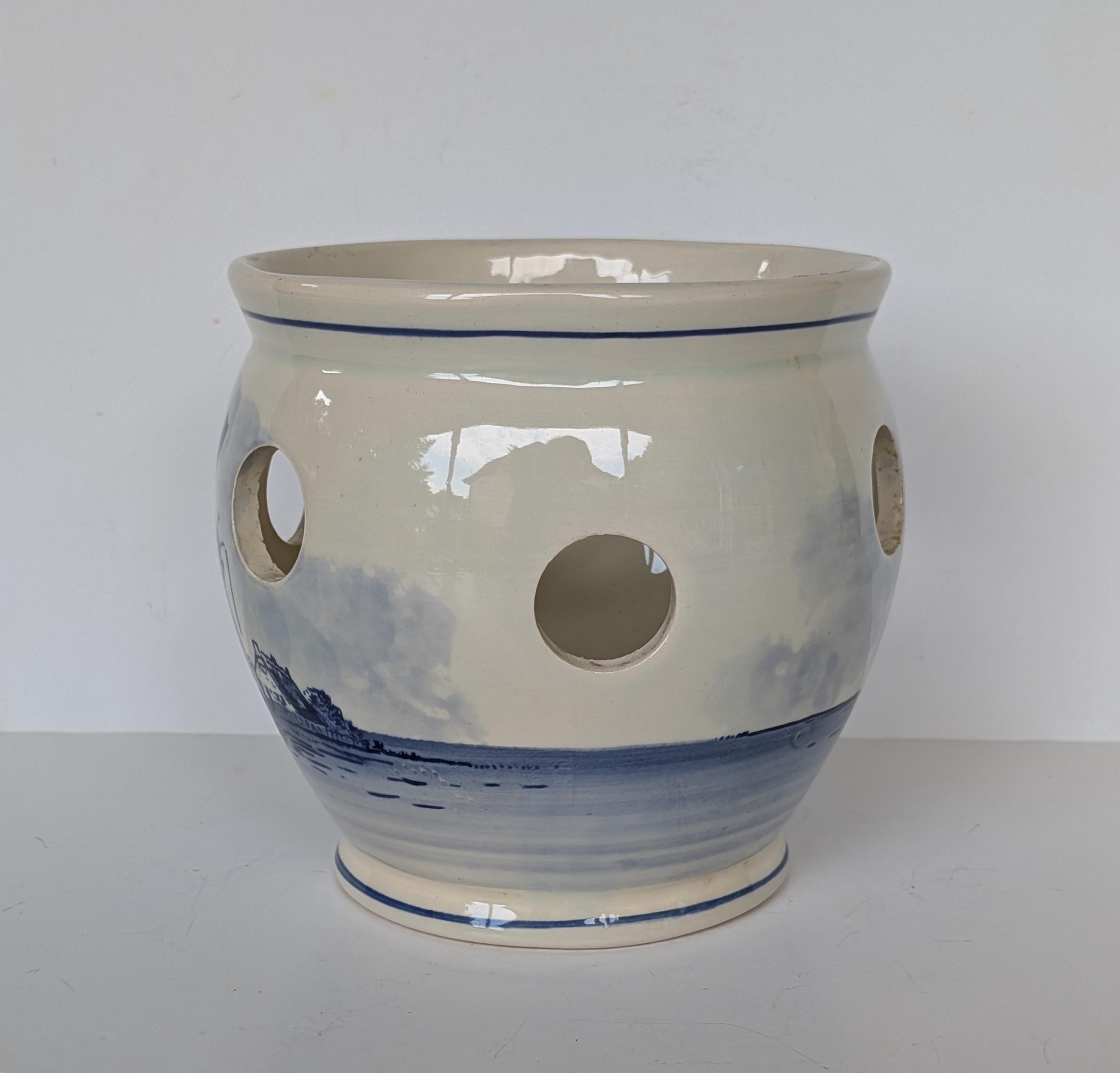 Sweet Delft Blue Bulb Flower Pot - Hand Painted - Made in Holland - Etsy