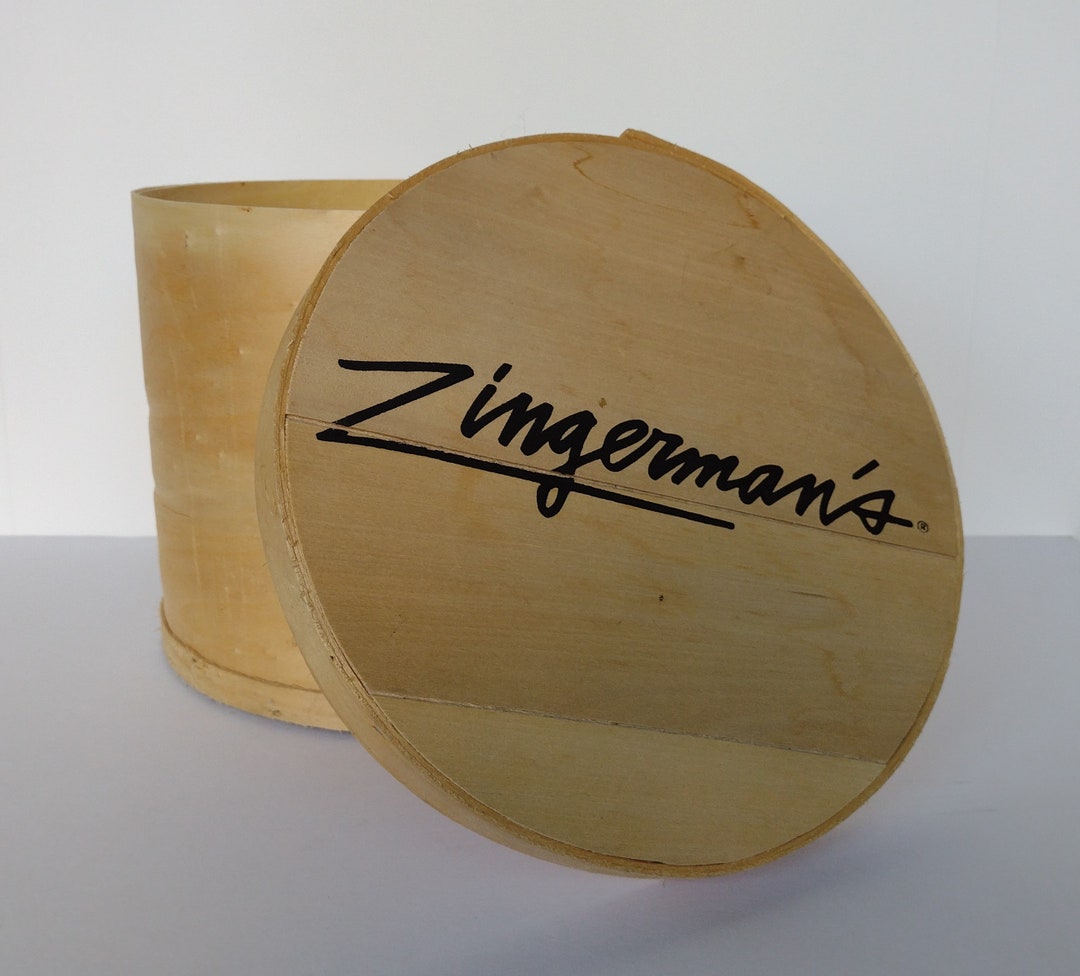 Zingerman's Round Wooden Cheese Box - Etsy