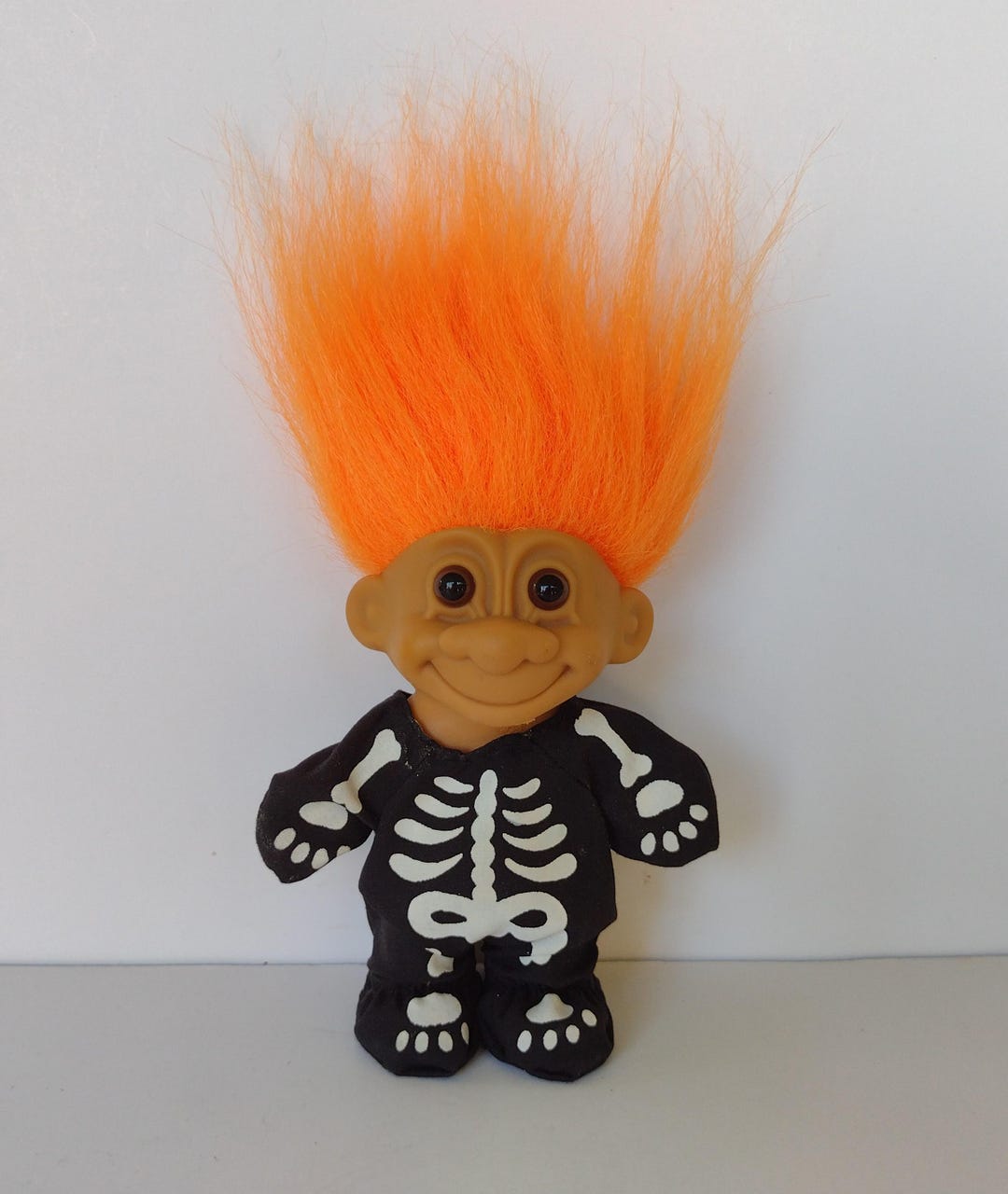 Cute Troll in Skeleton Halloween Costume by Russ - 5" Tall to 7 1/2" - Etsy