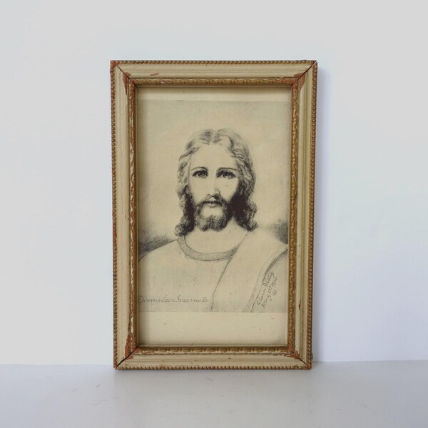 Antique Jesus Picture - Etsy