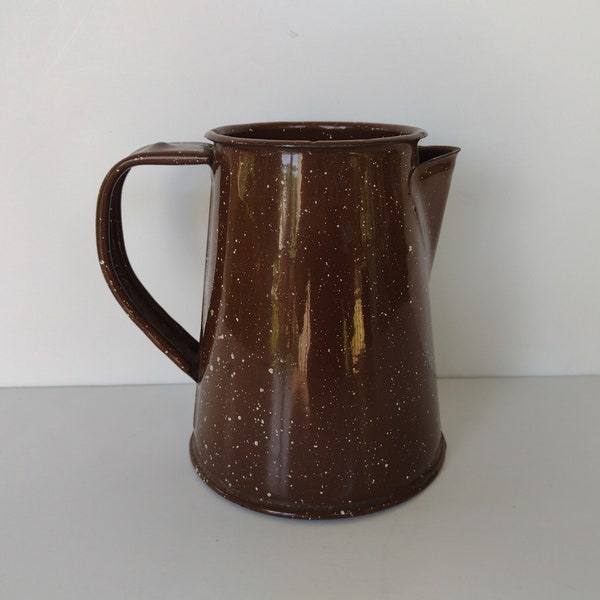 French Enamelware Pitcher - Etsy