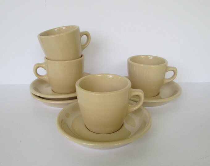 Inca Ware From Shenango Diner China - Set of 4 Cups & Saucers - Etsy