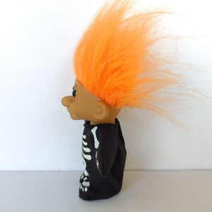 Cute Troll in Skeleton Halloween Costume by Russ 5 Tall to 7 1/2 - Etsy