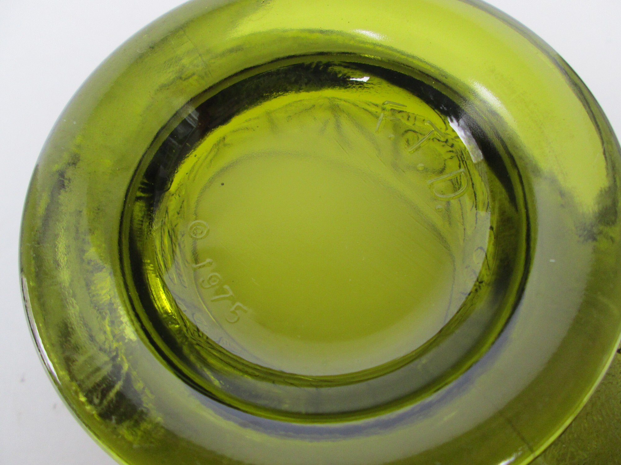 Lovely Green Glass Planter - Etsy