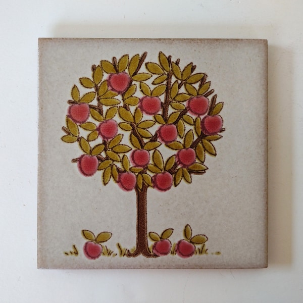 Apple Ceramic Tiles - Etsy