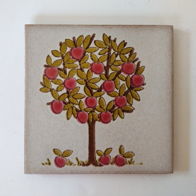 Apple Ceramic Tiles - Etsy