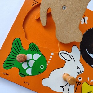 The Judy Company Children's Animals Jigsaw Puzzle - Pets 5 Pcs. - Etsy