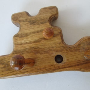 Wood Wall Key Peg Rack - Etsy