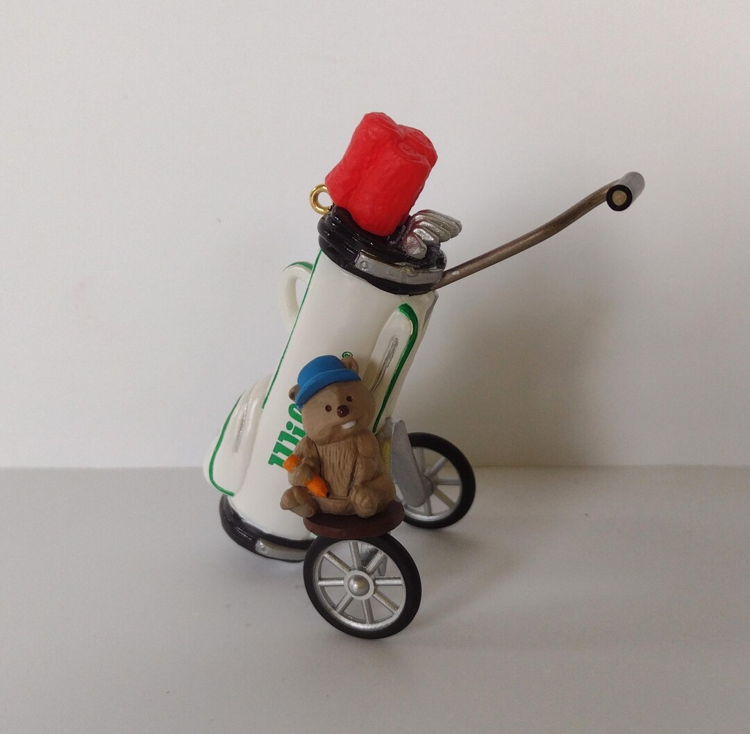Hallmark Gopher Fun Golf Bag Keepsake Ornament - Vintage 1995 With Box ...